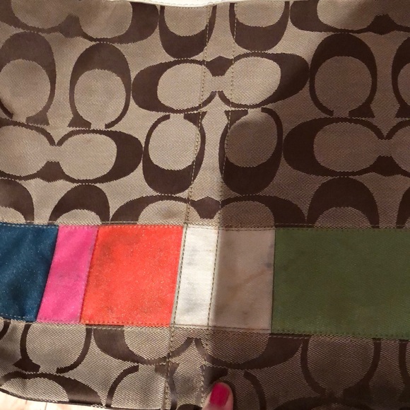 Coach | Bags | Coach Signature Logo Tote Bag | Poshmark